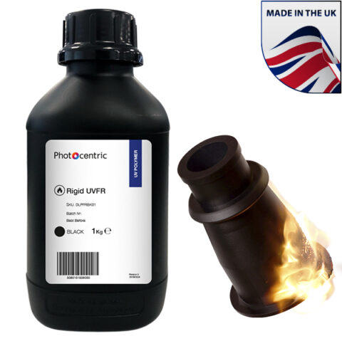 Rigid UVFR 3D Resin - Photocentric Flame Retardant, 3D Resin, UV Resin