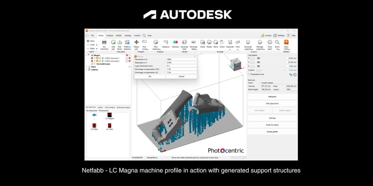Photocentric 3D Printers are integrated in Autodesk Fusion and Netfabb ...